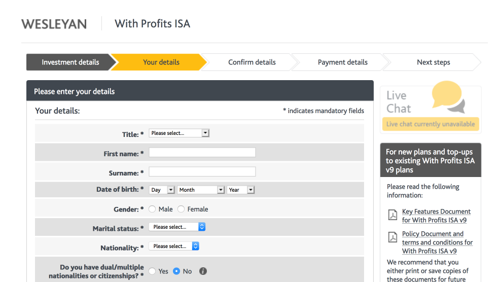 Wesleyan Bank Limited (United Kingdom) - Bank Profile