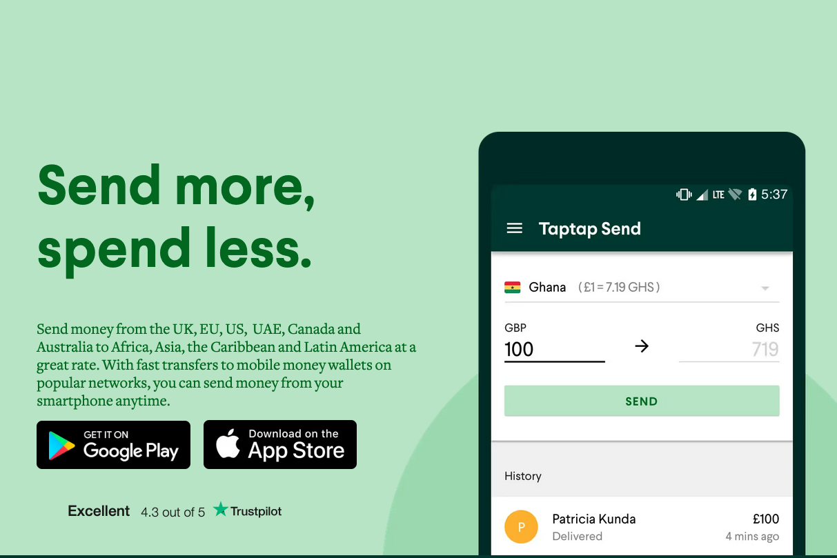 Taptap Send UK Limited (United Kingdom) - Company Profile and Review